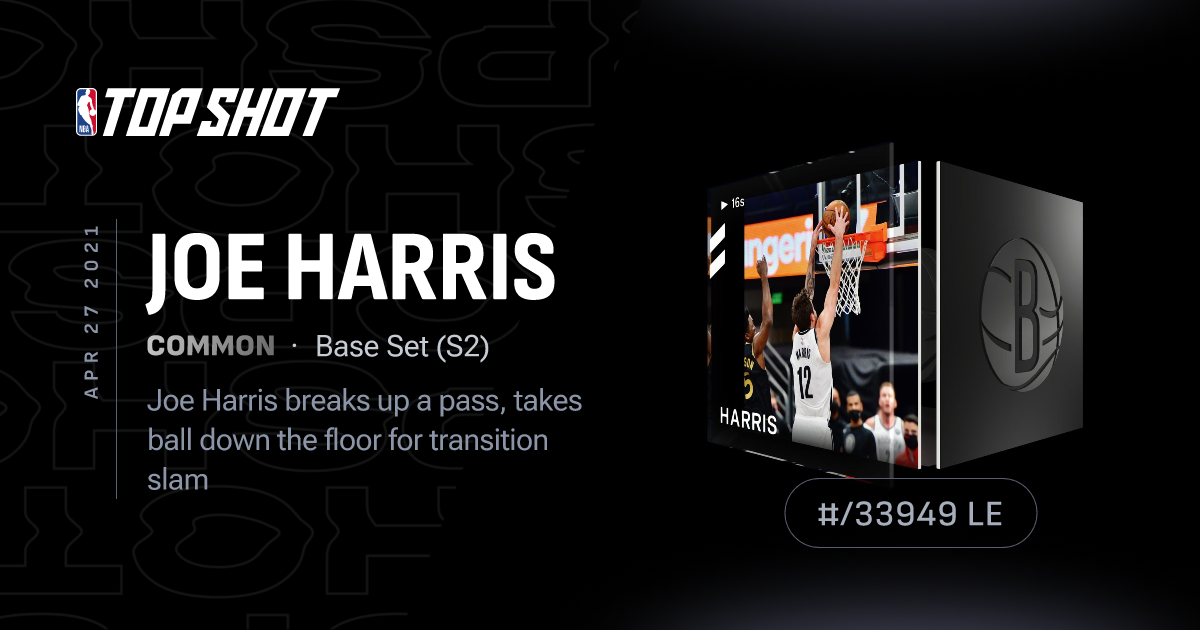 Joe Harris breaks up a pass, takes ball down the floor for transition ...