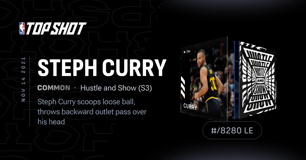 Steph Curry scoops loose ball, throws backward outlet pass over his ...