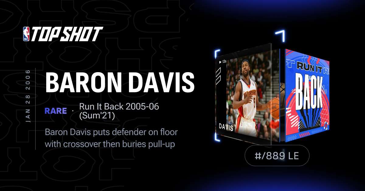 Baron Davis puts defender on floor with crossover then buries pull-up ...