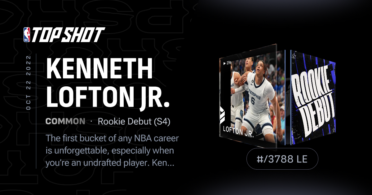 Get a Kenneth Lofton Jr. Moment for USD $1.00 | NBA Top Shot