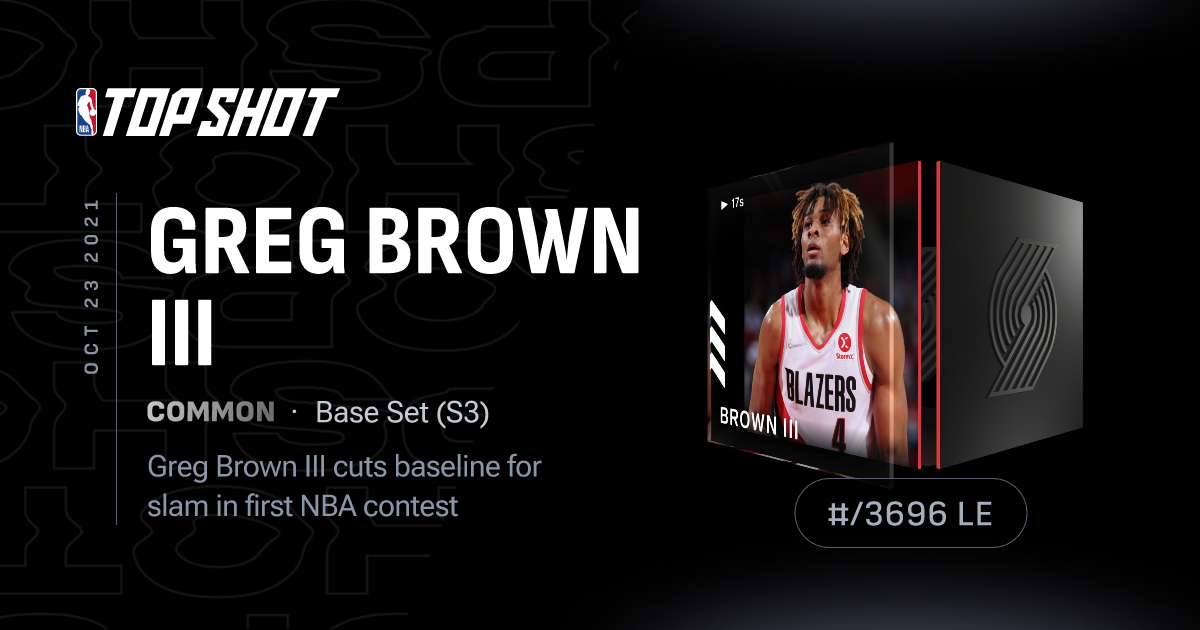 Greg Brown III cuts baseline for slam in first NBA contest | NBA Top Shot