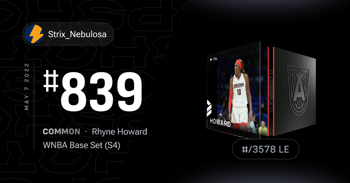 Rhyne Howard protects the paint with emphatic block in first WNBA ...