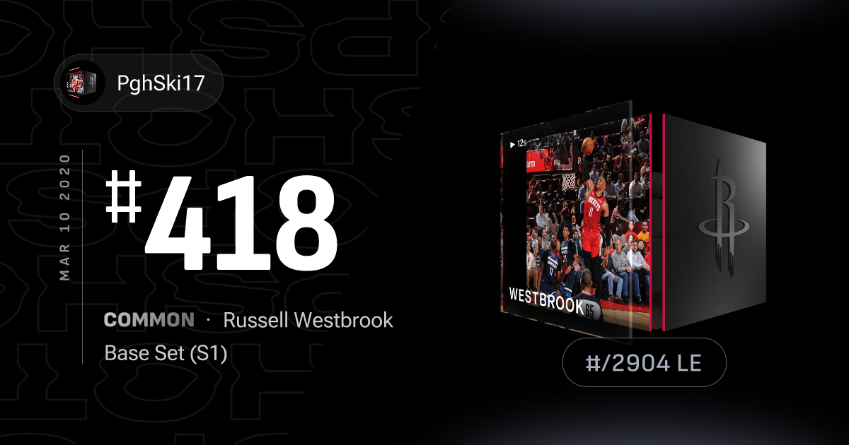 Russell Westbrook attacks the rack for transition slam - Owned by ...