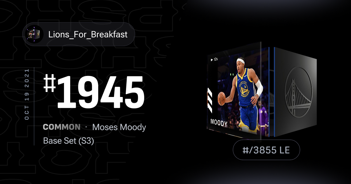 Moses Moody drives baseline for layup in first NBA appearance - Owned ...