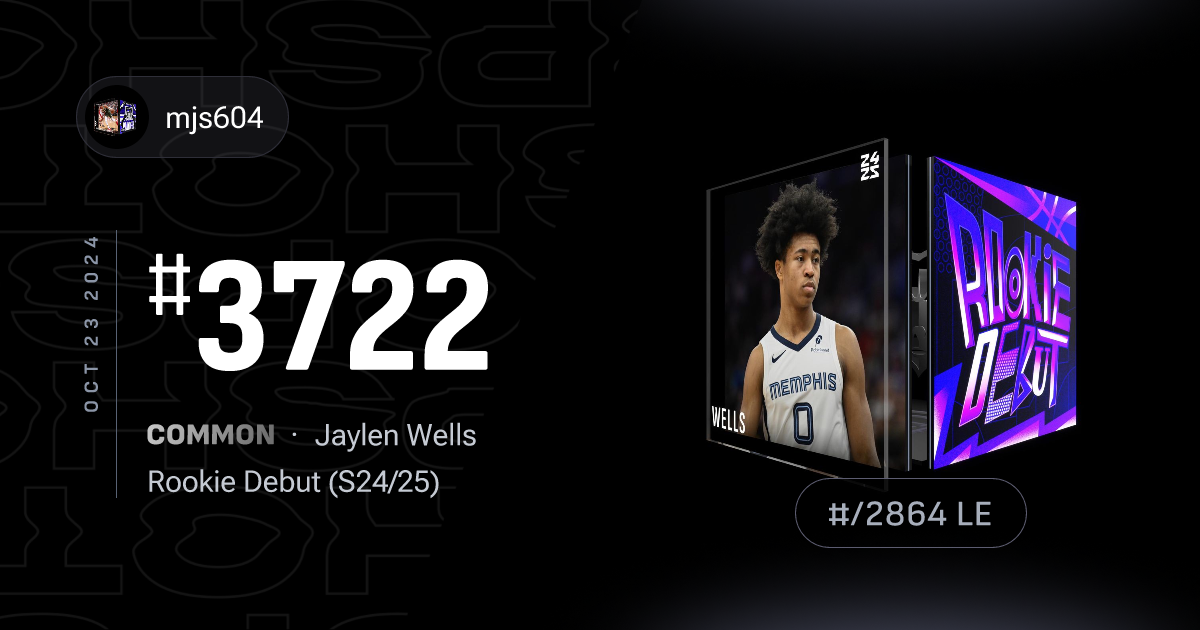 Jaylen Wells knocks down triple for first bucket in NBA debut - Owned ...