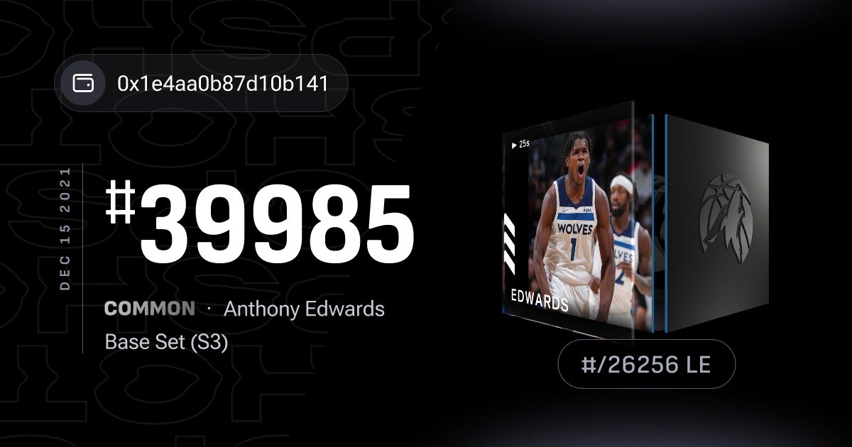 Anthony Edwards steps back into one of a career high 10 triples - Owned ...
