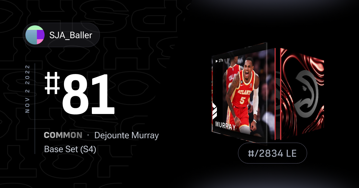 Dejounte Murray whips crosscourt feed over defense for corner three ...