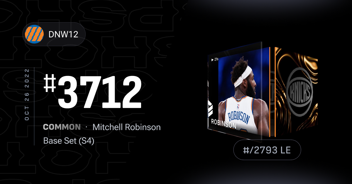 Mitchell Robinson locks down the paint with clutch block - Owned by ...