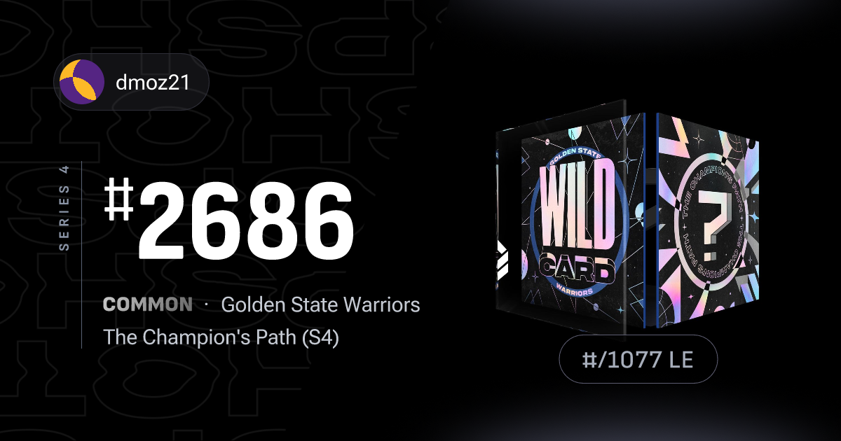 GSW Wild Card Redemption for 2023 NBA Playoffs - Owned by dmoz21 | NBA ...