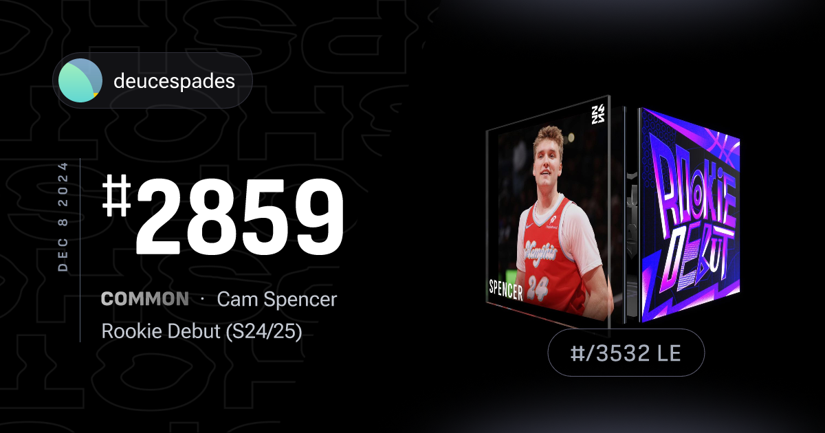 Spencer sinks the deep three in his Top Shot Debut. - Owned by null ...