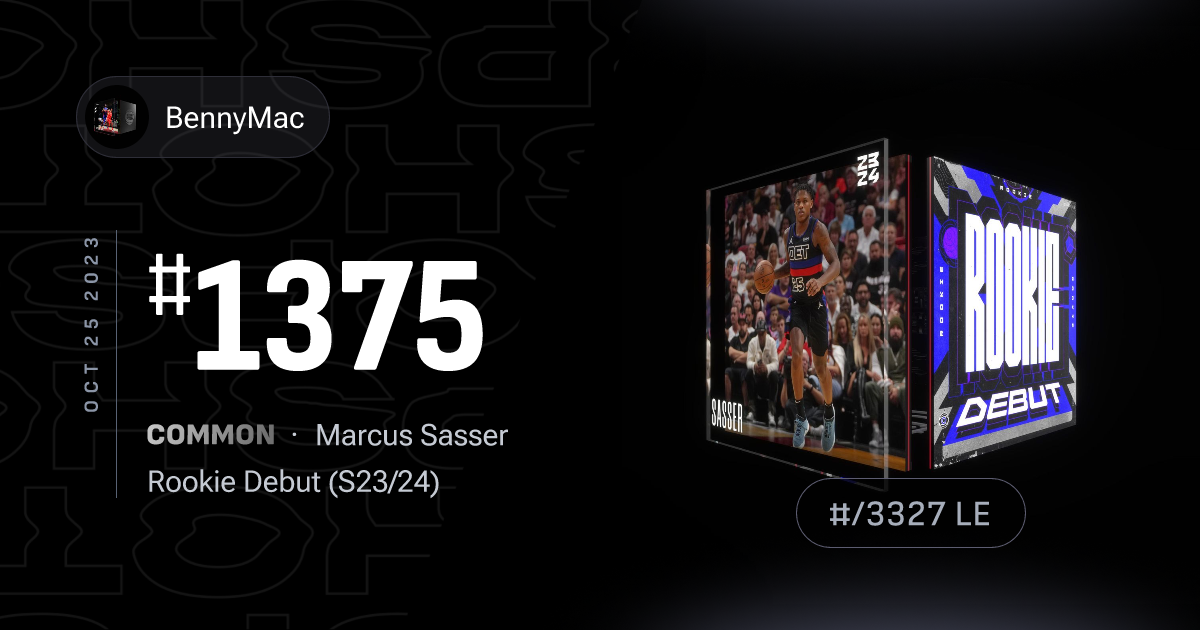 Marcus Sasser pulls up from deep in first NBA appearance - Owned by ...