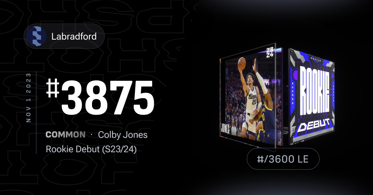Colby Jones drives for first basket of NBA career - Owned by Galactus ...