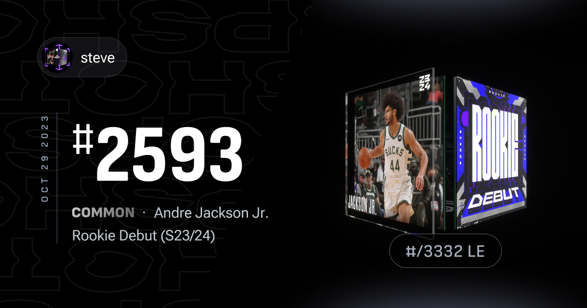 Andre Jackson Jr. saves possession and dishes first career assist ...