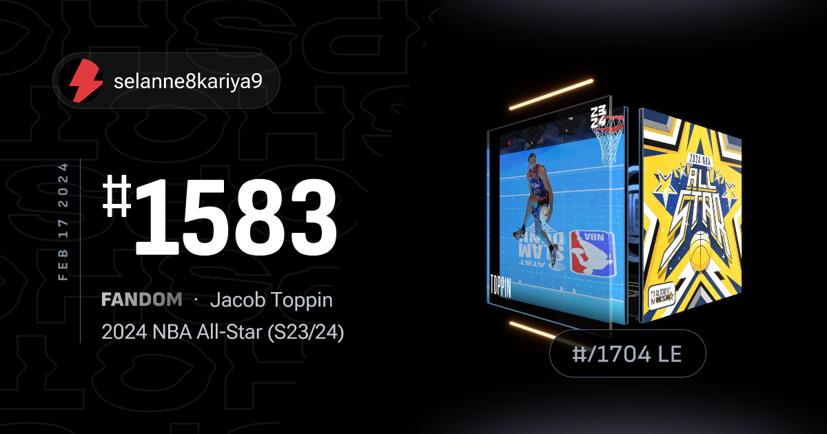 Jacob Toppin breaks out 360 eastbay in 2024 NBA Dunk Contest - Owned by ...