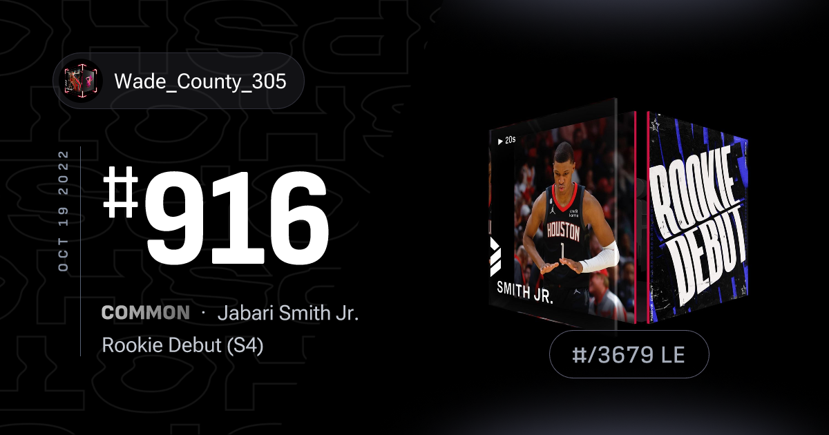 Jabari Smith Jr. pulls up for deep trey in first NBA matchup - Owned by ...