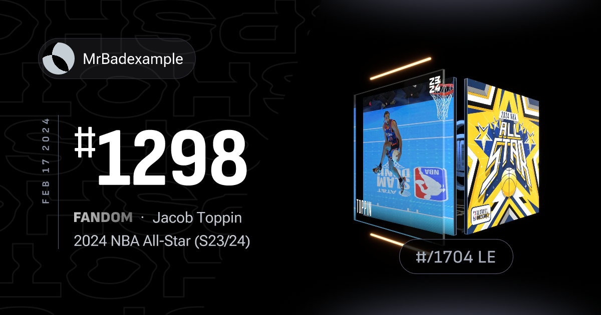 Jacob Toppin breaks out 360 eastbay in 2024 NBA Dunk Contest - Owned by ...