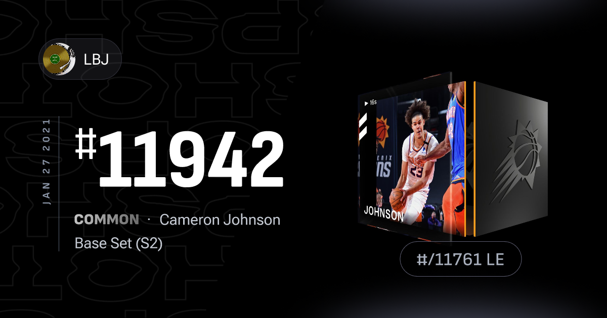 Cameron Johnson drives baseline for slam in traffic - Owned by LBJ ...
