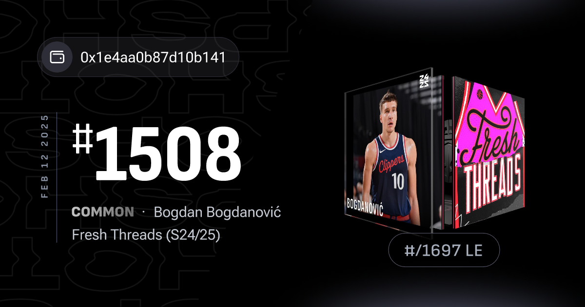 Bogdan Bogdanovic makes his Los Angeles Clippers debut. - Owned by null ...
