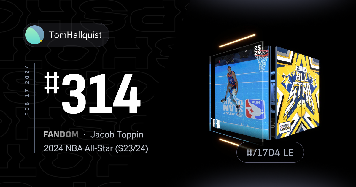 Jacob Toppin breaks out 360 eastbay in 2024 NBA Dunk Contest - Owned by ...