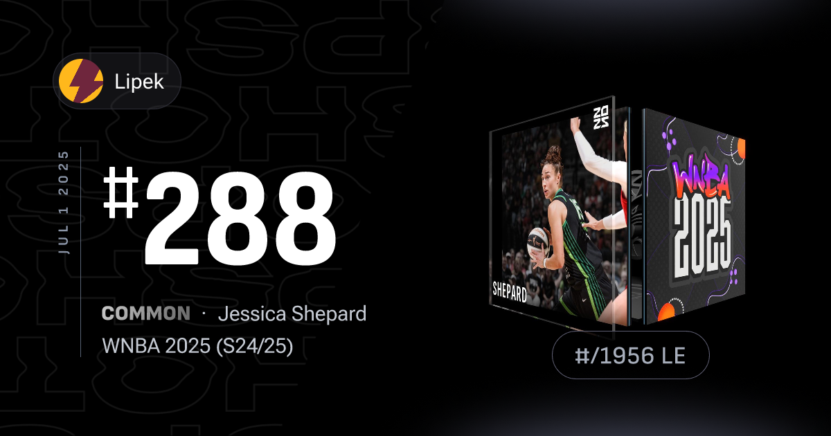 Jessica Shepard - Owned by Lipek | NBA Top Shot