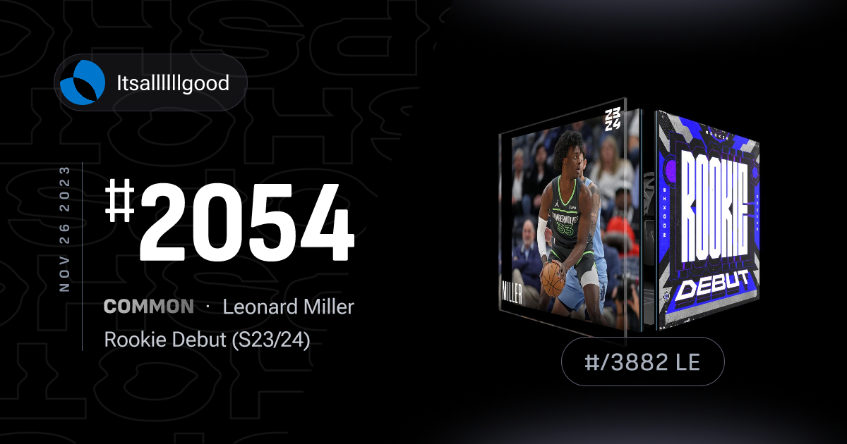 Leonard Miller cuts baseline, finishes layup for first NBA points ...