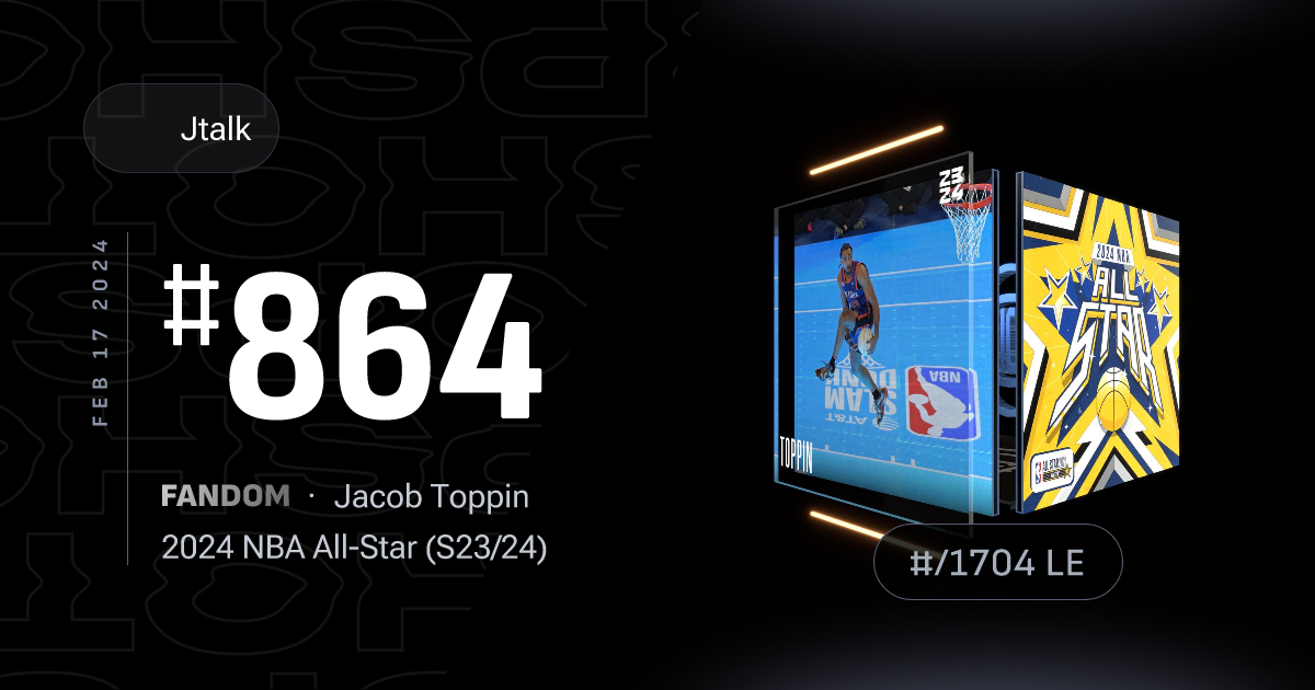 Jacob Toppin breaks out 360 eastbay in 2024 NBA Dunk Contest - Owned by ...