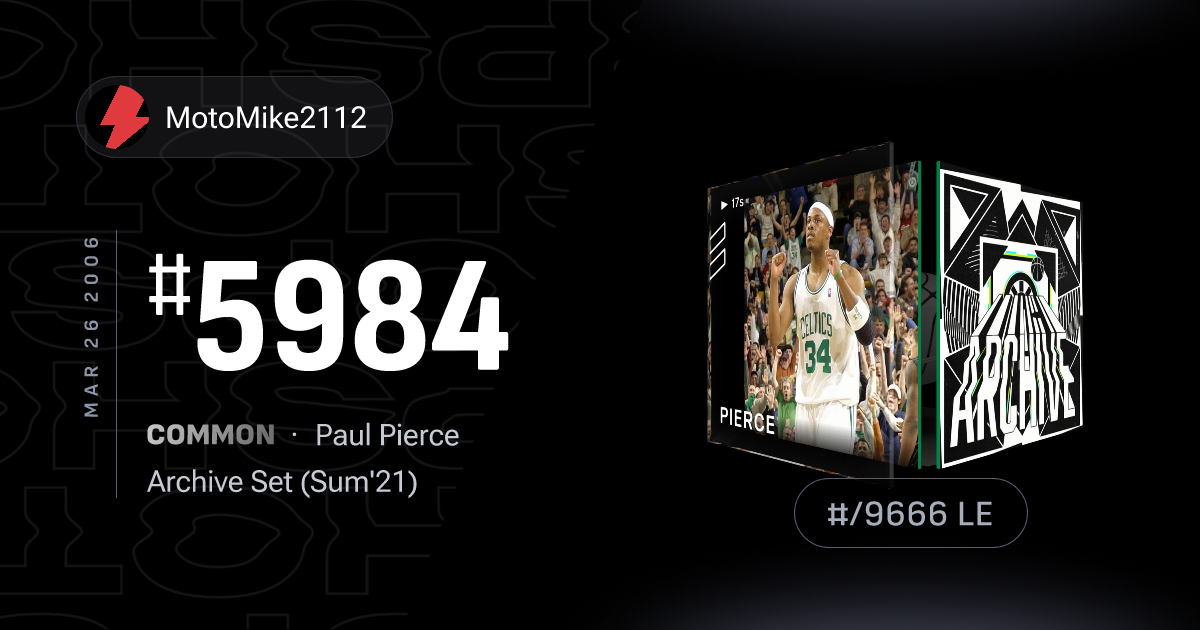 Paul Pierce pulls up from logo for quarter-ending heave - Owned by ...