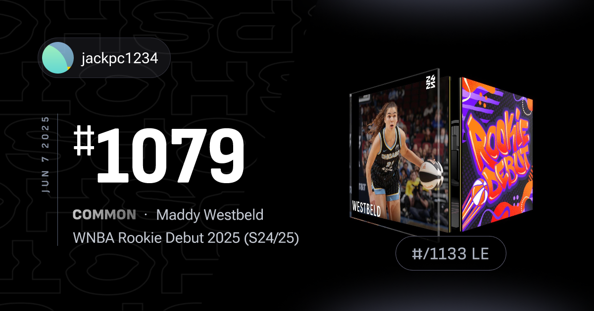 Maddy Westbeld - Owned by jackpc1234 | NBA Top Shot