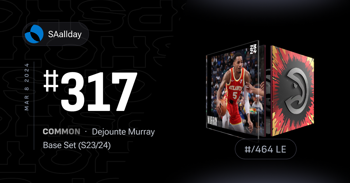 Dejounte Murray loses defender, ties career-high with 41 points - Owned ...