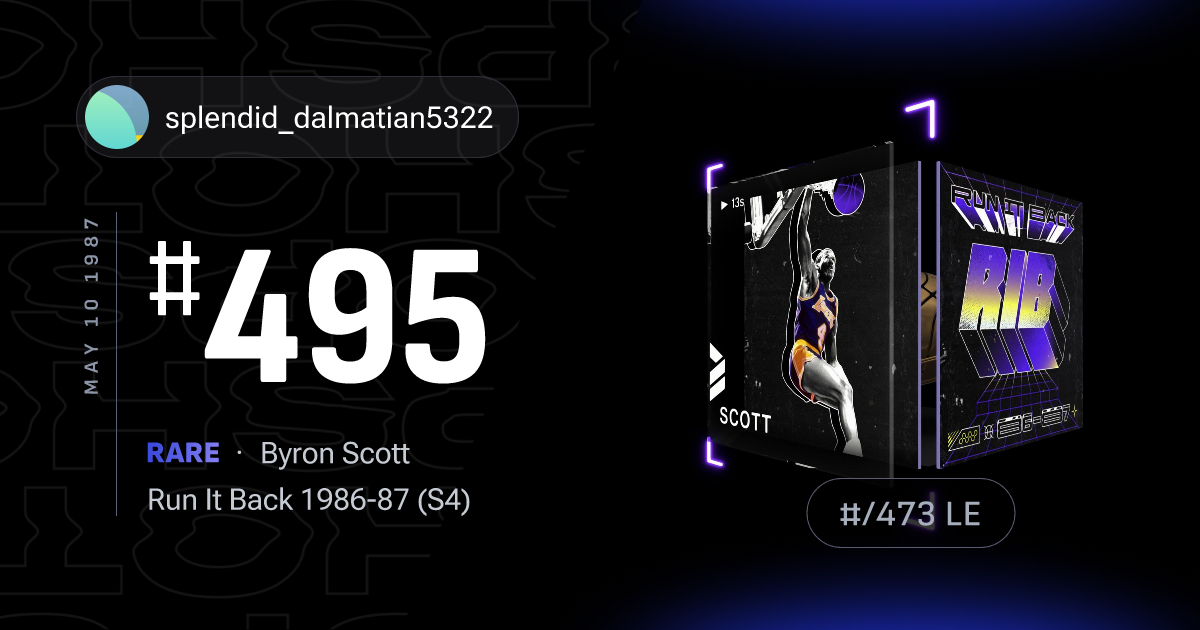 Byron Scott runs the floor, stuffs poster slam on Purvis Short in 1987 ...