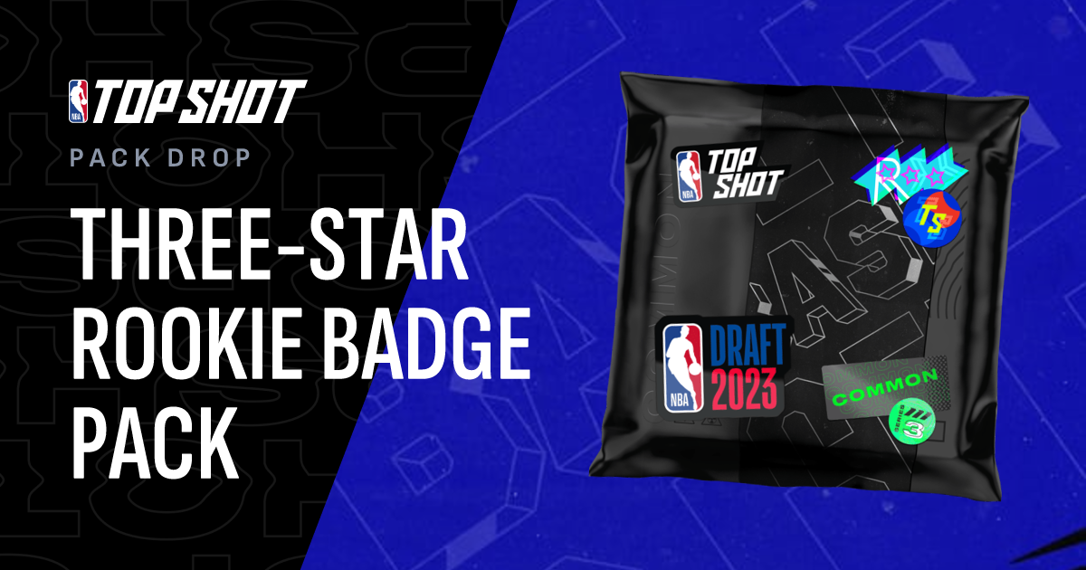 Three-Star Rookie Badge Pack | NBA Top Shot