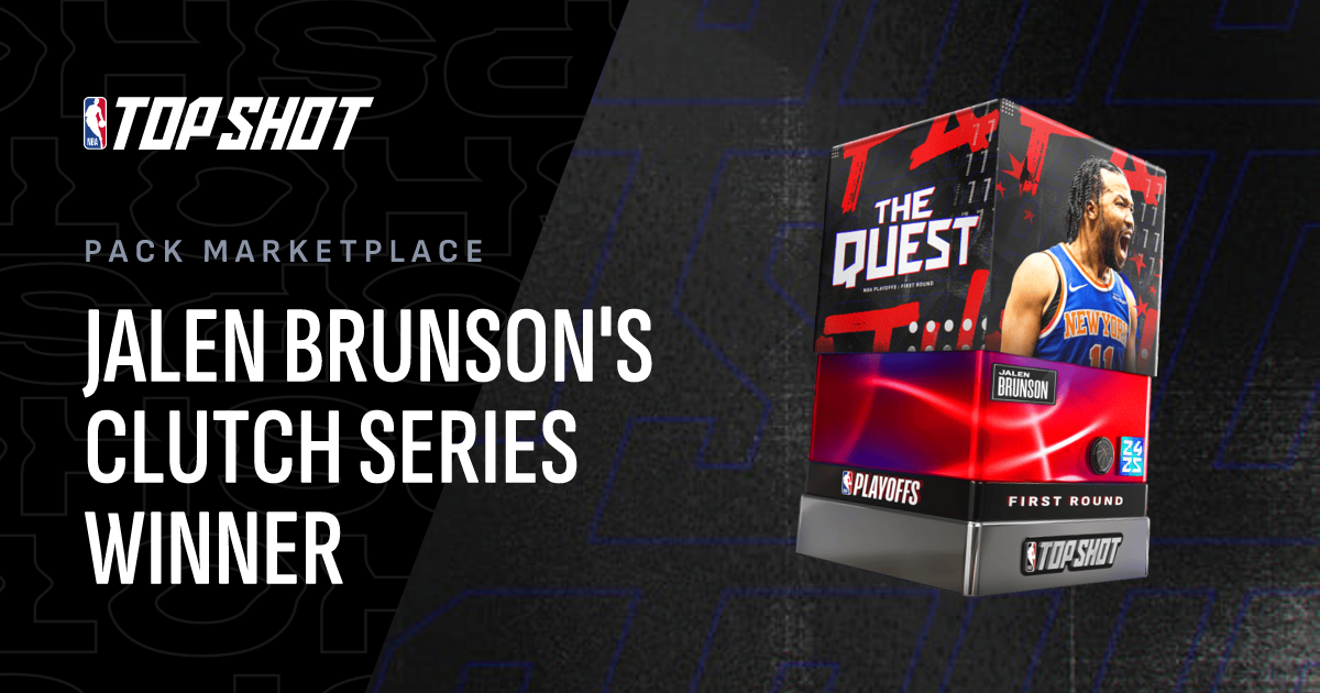 Jalen Brunson's Clutch Series Winner on the Pack Marketplace | NBA Top Shot